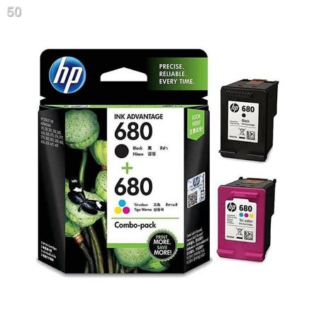 New Arrival Hp 680 Ink Catridges Black Tri Color Twin Pack Combo