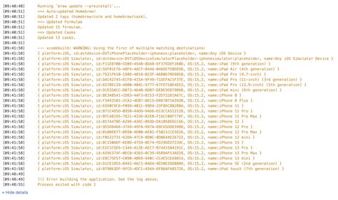 Scan Xcode 131 Warning Using The First Of Multiple Matching