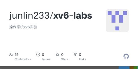 GitHub junlin xv labs 操作系统xv 实验