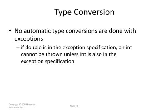 Exceptions In C Object Oriented Programmingpptx