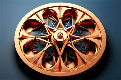 rotation symmetry a mathematical concept representing a figure t stock