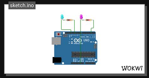 Led Wokwi ESP STM Arduino Simulator