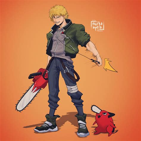 I Made A Denji And Pochita Fan Art R Chainsawman