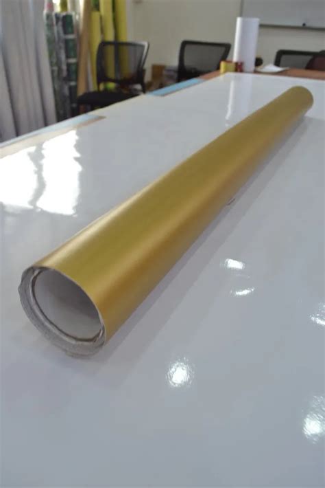 매트 골드실버 Pvc 자체 접착 컬러 비닐vinil 필름 시트 롤