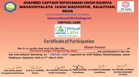 Hitesh Panwar On Linkedin Virtuallabs Education Iitdelhi Workshop