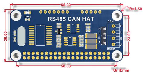 Rs485 Can Hat For Raspberry Pi