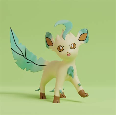 Pokemon Leafeon Nueva versión EDream Makers