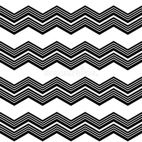 Abstract Geometric Black And White Seamless Pattern For Web Page Textures Card Poster Fabric