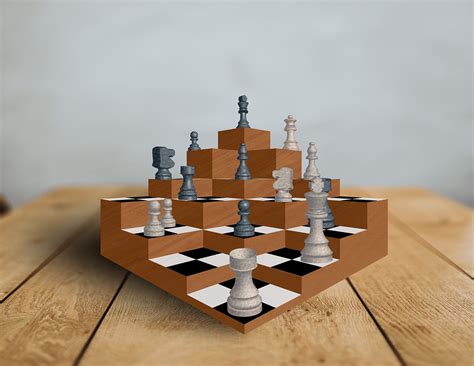 3D Chessboard on Behance