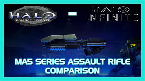 Halo Ce Infinite Ma5 Series Assault Rifle Comparison Youtube