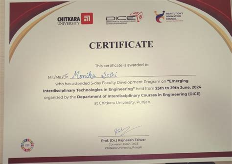 Dr Monika Sethi On Linkedin Professionaldevelopment Fdp Dice