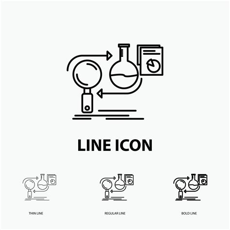 Analysis Business Develop Development Market Icon In Thin Regular