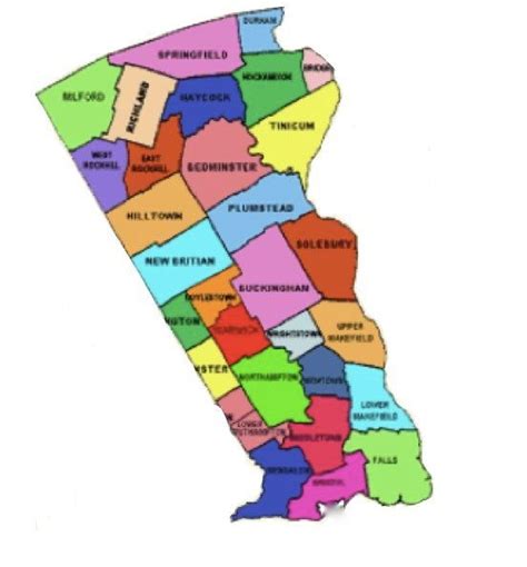 Bucks County Maps With Cities