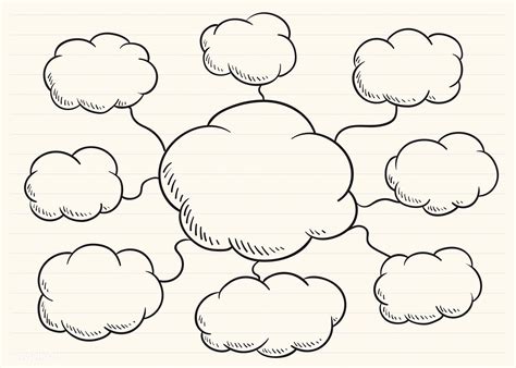 Mind Map Scribbled On A Notepad Free Image By Rawpixel Tvzsu