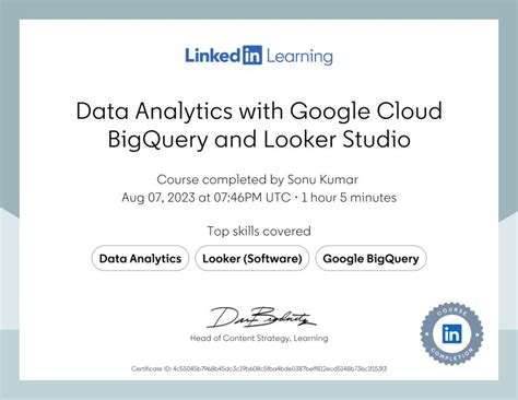 Sonu Kumar On Linkedin Certificate Of Completion