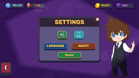 팝업 메뉴와 게임 자산이 포함된 액션 게임 Ui 키트 프리미엄 벡터