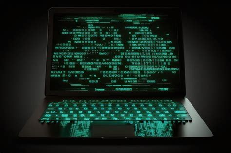 Photos Code Informatique Symbole Interface Loupe Code Binaire Ordinateur Portable 61 000