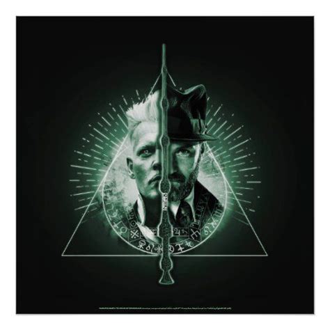 Gellert Grindelwald™ Versus Dumbledore Poster Zazzle Albus