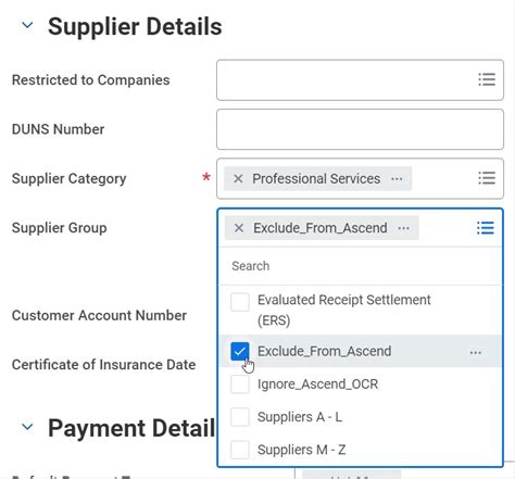 Improve Supplier Recognition With Ignore And Exclude Groups In Workday Ascend Help Center