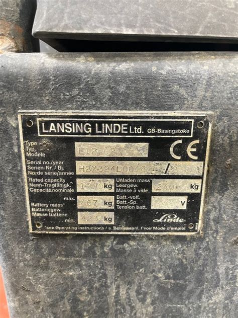 Linde E12 Electric Forklift 1st Machinery