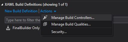 Team Foundation Server Xaml Builds