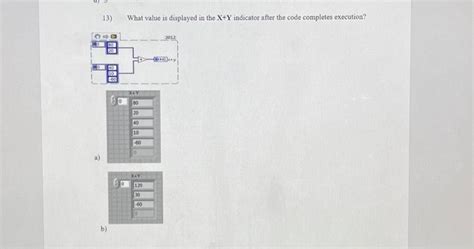 Solved What Value Is Displayed In The X Y Indicator Chegg Com