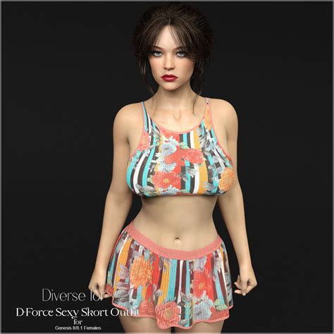 Diverse For D Force Sexy Skort Outfit For G8f And G81f