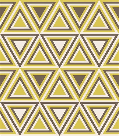 Premium Vector Fashion Pattern With Triangles