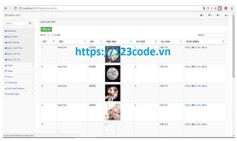 code website bán hoa online asp net mvc có báo cáo siêu hay