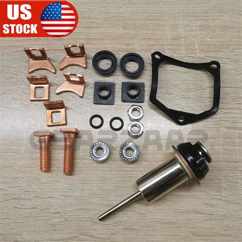 DENSO Starter Solenoid Motor Parts Repair Rebuild Kit Plunger Contacts