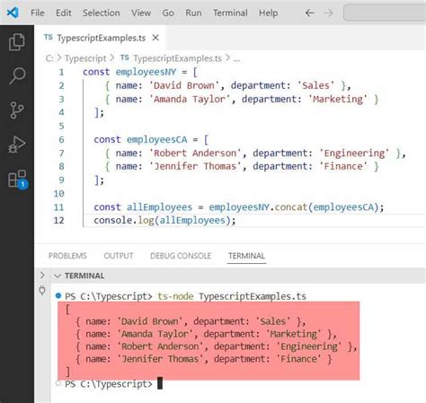 How To Merge Arrays Of Objects In Typescript