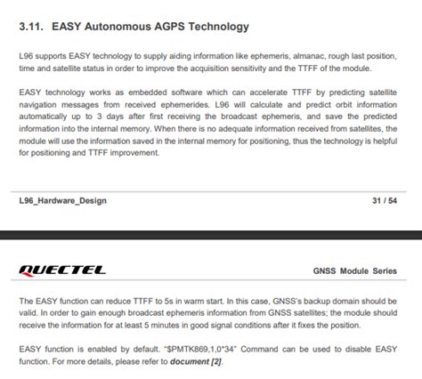 Easy Functionality L96 M33 Understanding Query Result Gnss Module