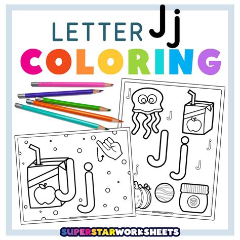J Coloring Pages