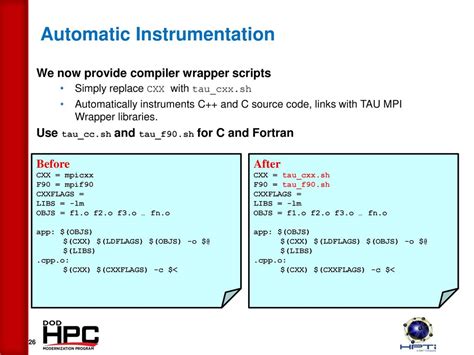 improving application performance using tau ppt download
