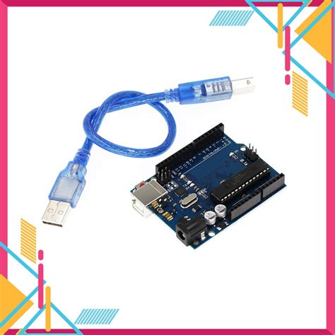 Arduino Uno R3 Chip Cắm Atmega328p Tặng Kèm Cáp Shopee Việt Nam
