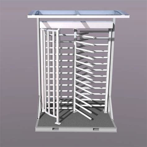 High Level Design Rfid Full Height Turnstile Support Face Recognition Rfid Reader Turnstile