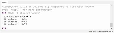 Raspberry Pi Pico I2C Communication