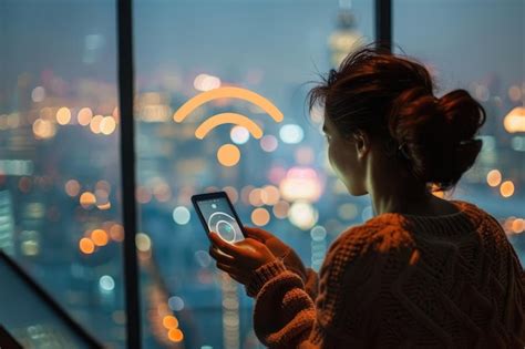 Premium Photo Fast Internet Wifi Connectivity With Highspeed Wireless Networks Enabling