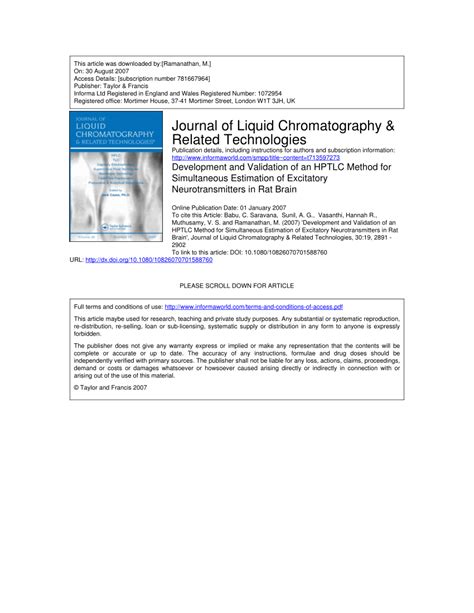 pdf development and validation of an hptlc method for simultaneous