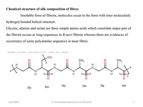 Structure Of Silk Fiberpptx