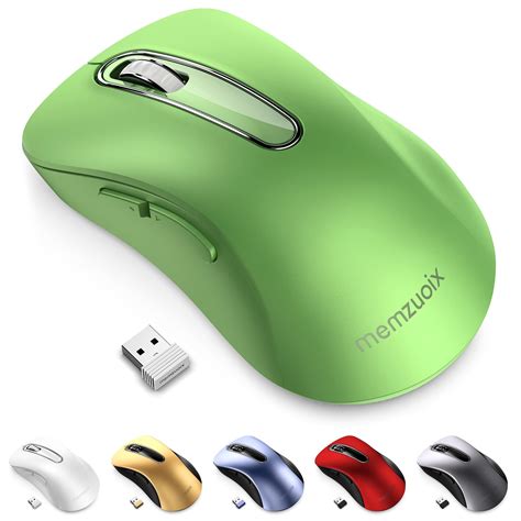 Memzuoix Wireless Mouse 5 Button 1400 Dpi Optical Cordless Portable