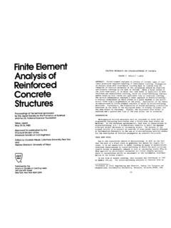 Finite Element Analysis Of Reinforced Concrete Finite Element Analysis Of Reinforced