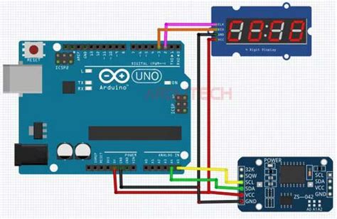jam digital dengan modul tm1637 dan arduino uno