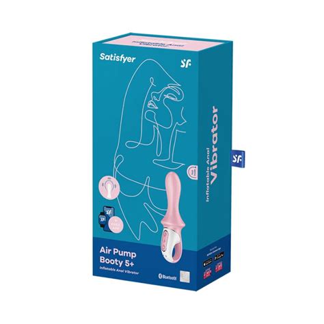 Satisfyer Air Pump Booty 5 Connect App Inflatable Anal Vibrator