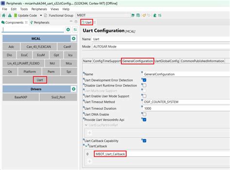 sending data via uart and monitoring signals with freemaster nxp