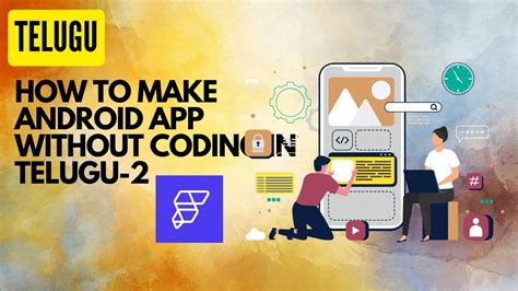 How To Make Android App Without Coding In Telugu Youtube