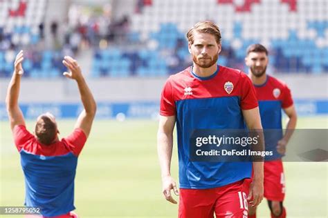 Nicolas Hasler Of Liechtenstein Looks On Prior To The Uefa Euro 2024