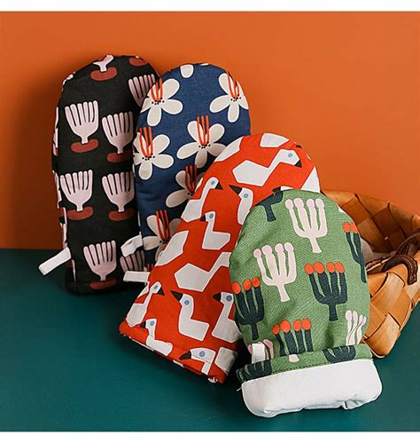 큐티주방장갑 주방 오븐 베이킹 단열 면장갑 그린 티몬