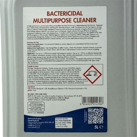 Kitchen Cleaning Chemicals Cleenol Bactericidal Multipurpose