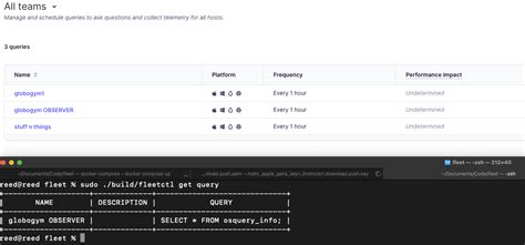 Observer Role Is Not Able To View All Queries Via Fleetctl · Issue